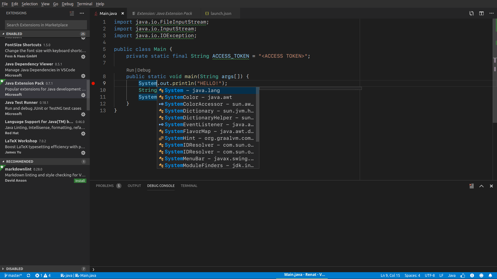 Auto-completion doesn't show inline documentation in the popup · Issue ...