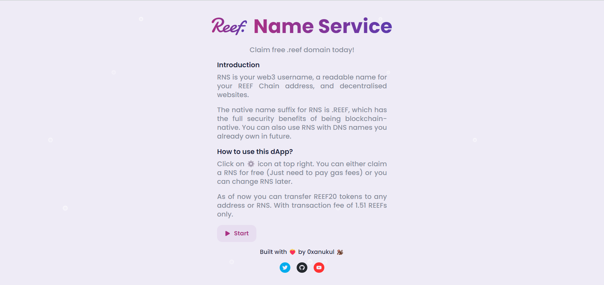 GitHub - anukulpandey/reef-name-service: RNS is your web3 username, a readable name for your ...