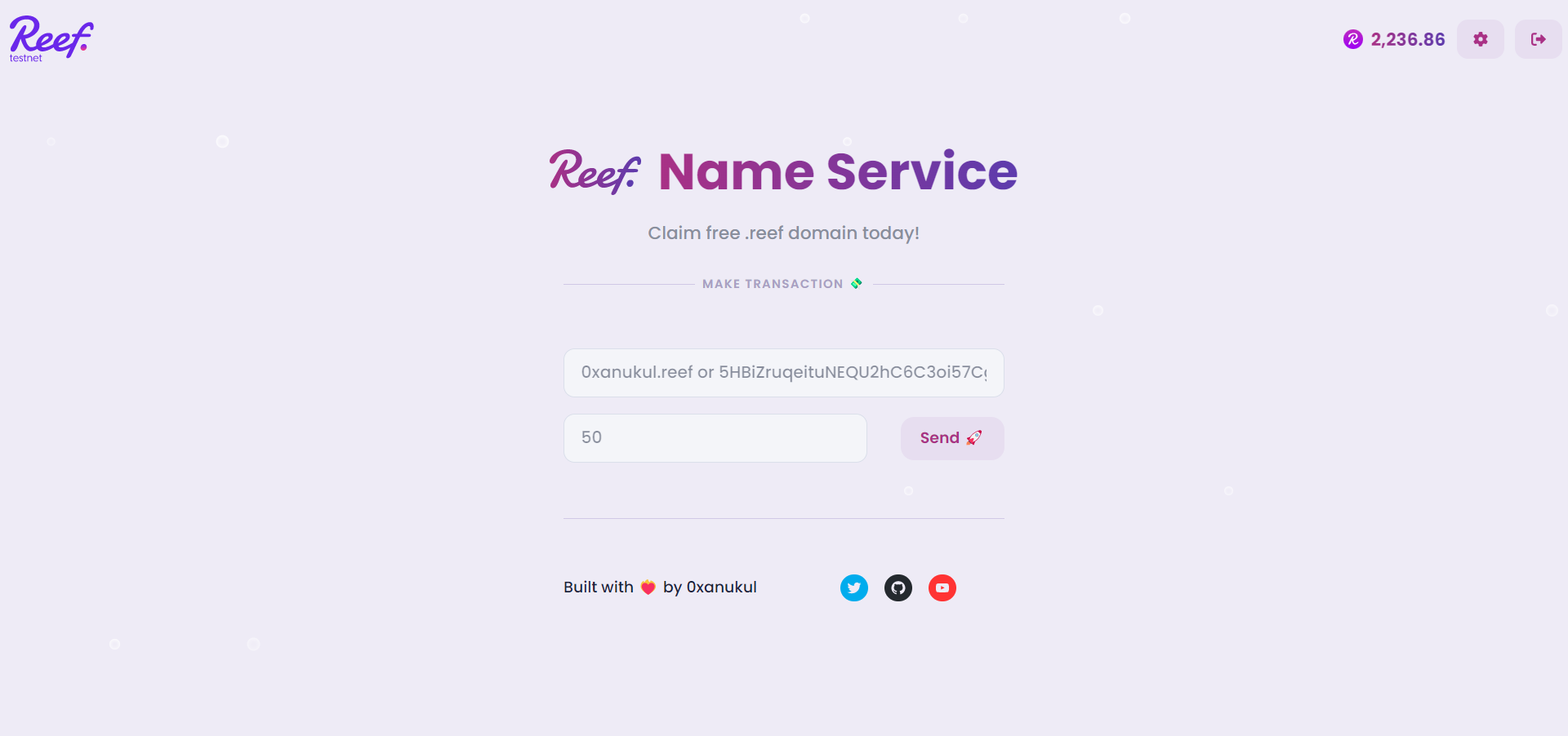 GitHub - anukulpandey/reef-name-service: RNS is your web3 username, a readable name for your ...