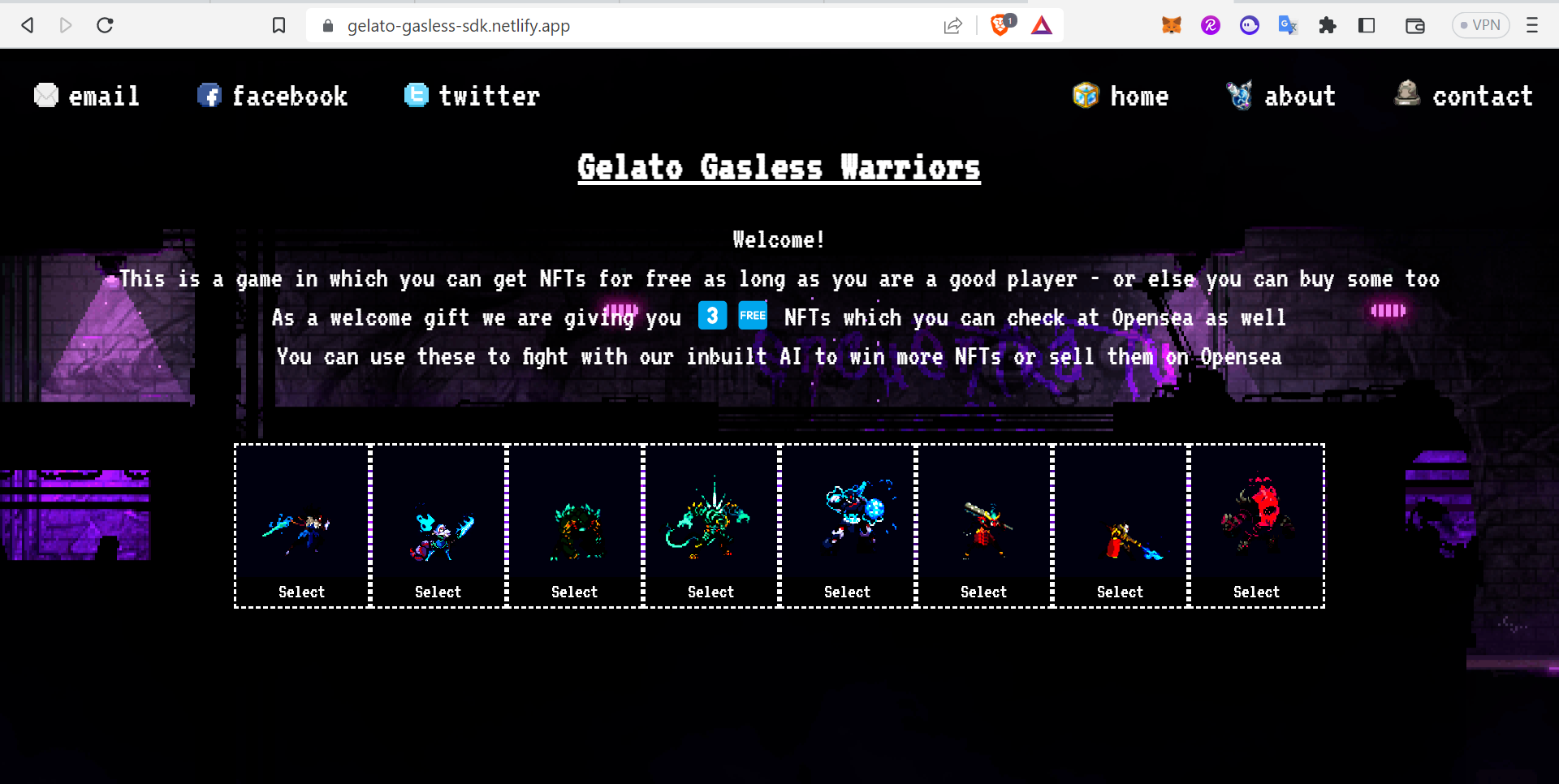 GitHub - Blockchain-Prime/gelato-warriors: Using gelato gasless wallet sdk and web3auth for ...