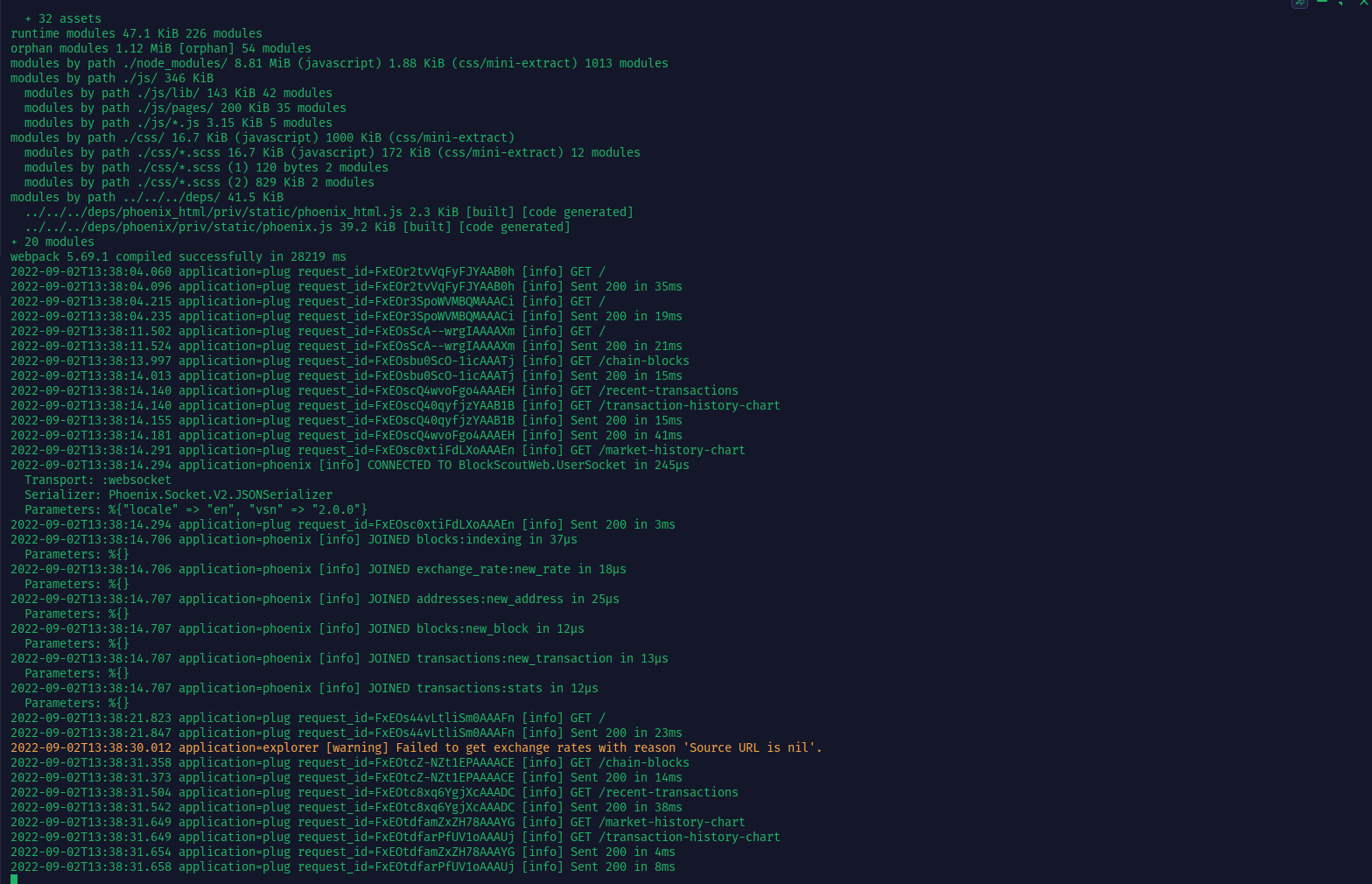 Indexing not working from geth after postgres modification, · Issue #6042 · blockscout ...