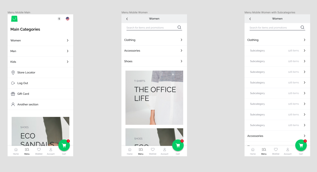 [FEATURE] More options in bottom navigation · Issue #1031 · vuestorefront/storefront-ui · GitHub