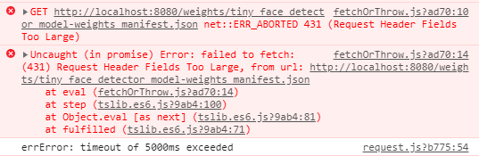 Load Model Problem · Issue #778 · justadudewhohacks/face-api.js · GitHub