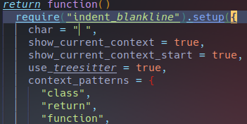 Setting IndentBlanklineContextChar highlights · Issue #323 · lukas-reineke/indent-blankline.nvim ...