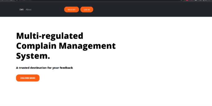 GitHub - IshaPendharkar/Complain-Management-System: This project involves constructing a ...