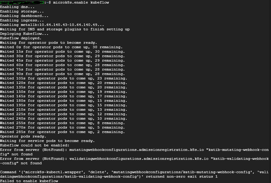 Microk8s failed to enable kubeflow on GCP Ubuntu 20.04 VM · Issue #1669 · canonical/microk8s ...