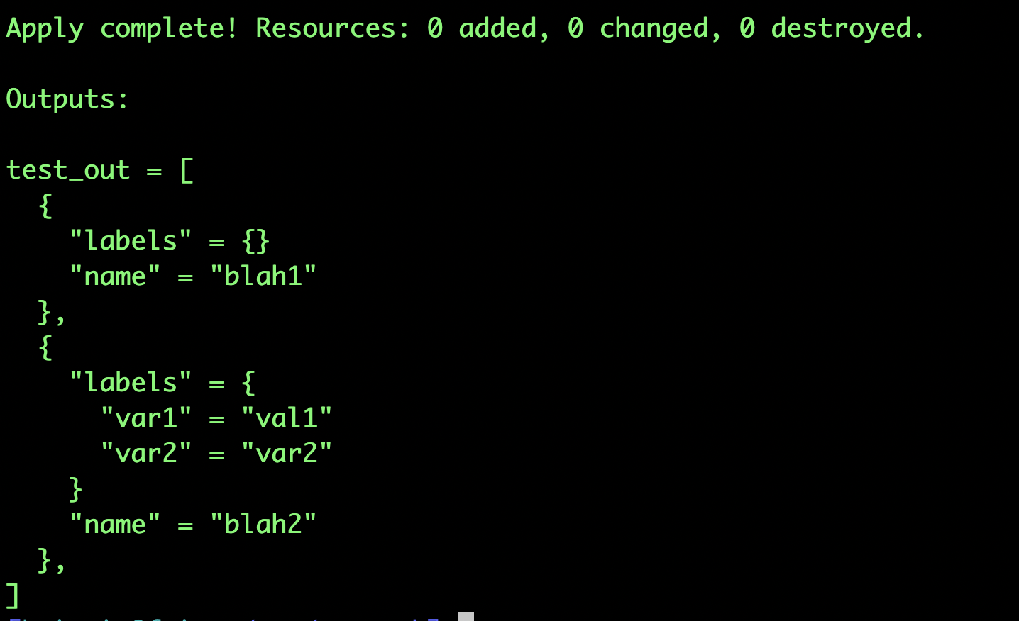 Panic Inconsistent List Element Types With Module Outputs · Issue 21588 · Hashicorpterraform
