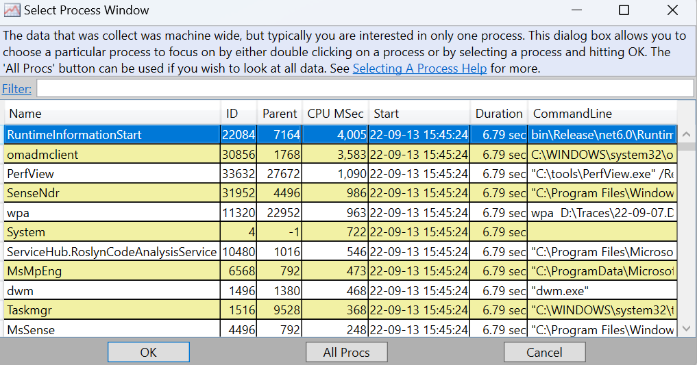 GroupPats: Grouping multiple processes together? · Issue #1728 · microsoft/perfview · GitHub
