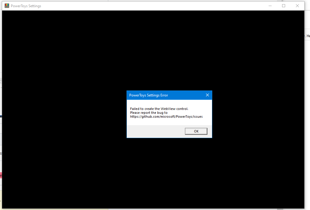 Settings Menu Doesn't Open (Win10) · Issue #1536 · microsoft/PowerToys · GitHub