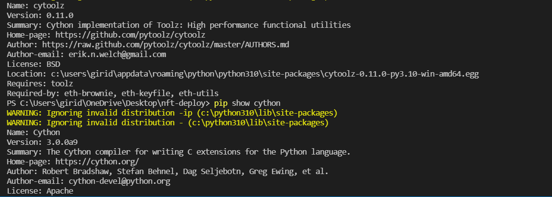 After installing cytoolz i get this error when i try to run brownie :-AttributeError:-partially ...