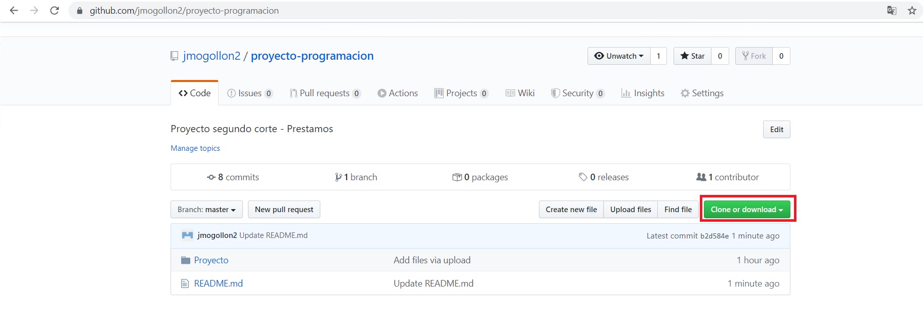 GitHub - jmogollon2/proyecto-programacion: Proyecto segundo corte - Prestamos