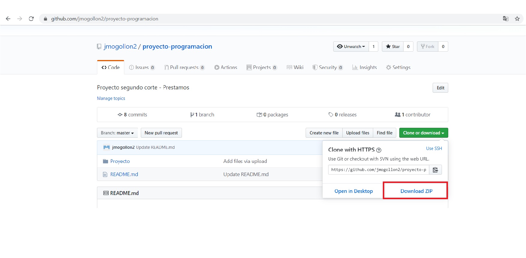 GitHub - jmogollon2/proyecto-programacion: Proyecto segundo corte - Prestamos