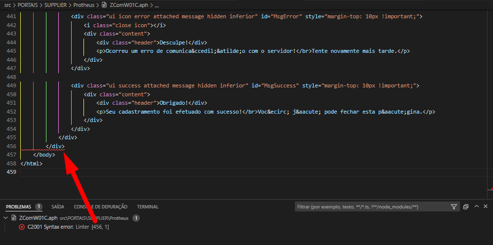 Problemas na compilação de fontes AdvPL ASP (*.aph) · Issue #955 ...