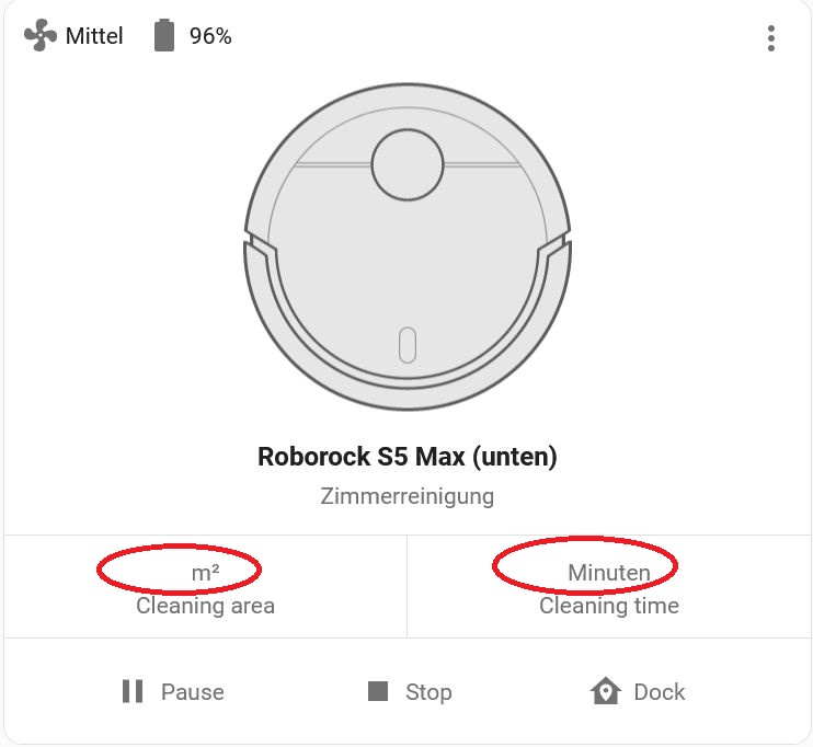 Card is not shown when device in "cleaning" state - Roborock integration · Issue #526 ...