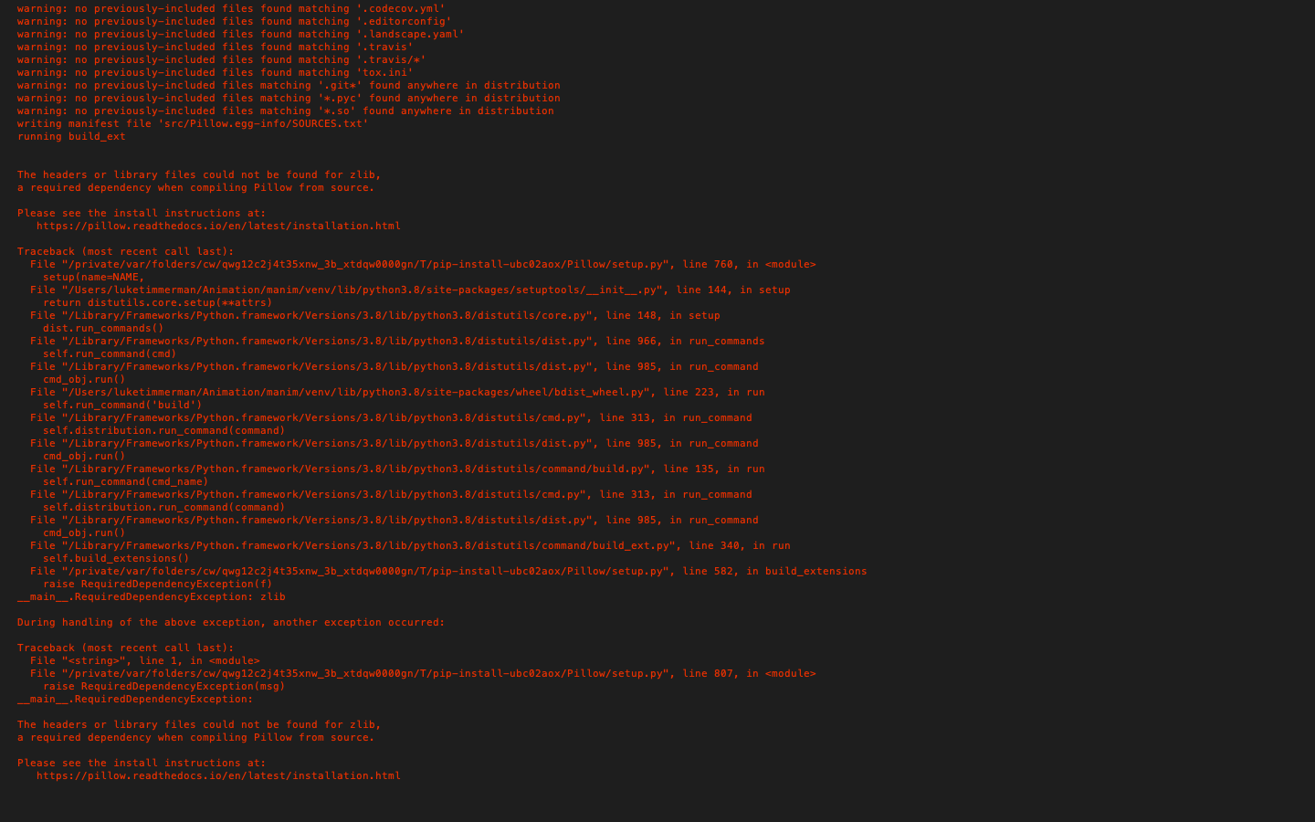 Trouble Downloading Requirements File · Issue #913 · 3b1b/manim · GitHub