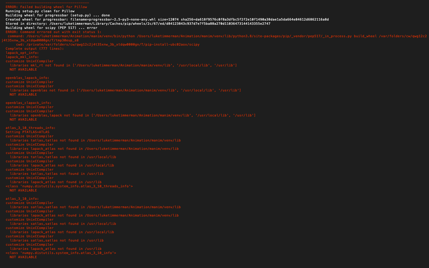 Trouble Downloading Requirements File · Issue #913 · 3b1b/manim · GitHub