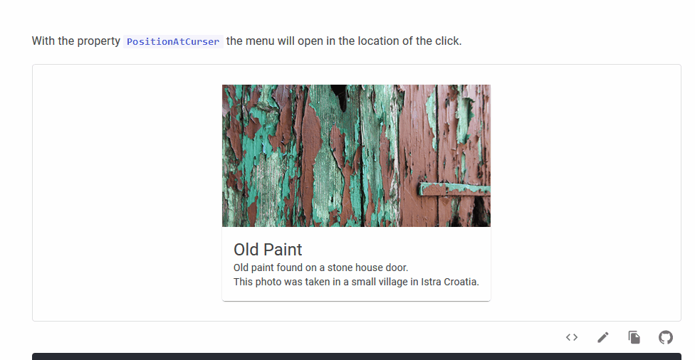 Mudmenu With A Custom Activator Doesn T Stay At Clicked Position · Issue 1616 · Mudblazor