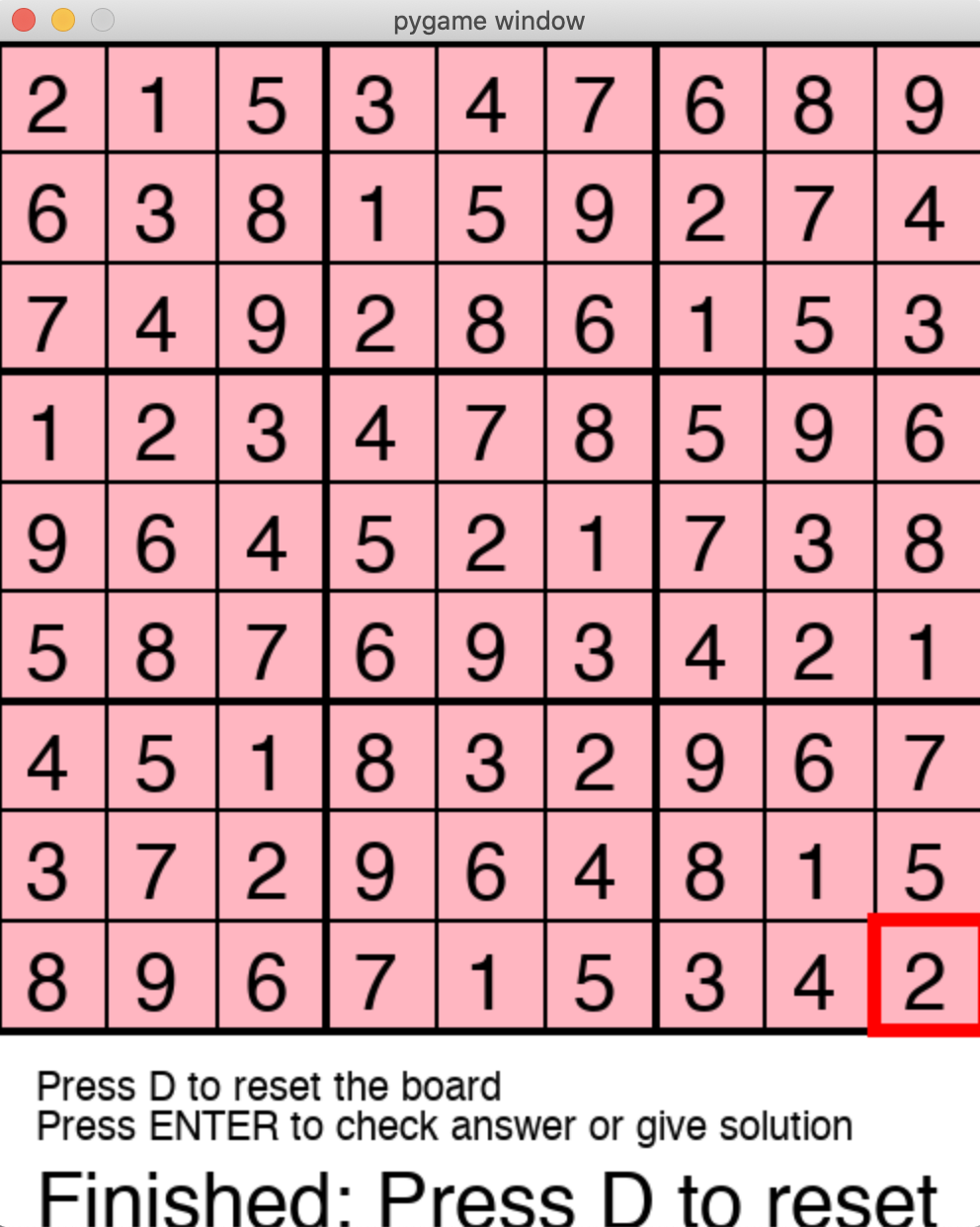 GitHub - ragavevic/INF1340-Sudoku: Sudoku game for my INF1340 class
