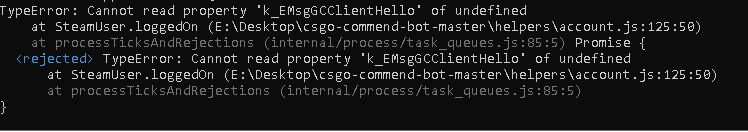TypeError: Cannot read property 'k_EMsgGCClientHello' of undefined · Issue #538 · BeepIsla/csgo ...