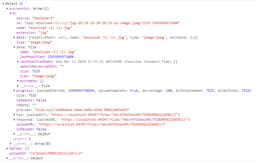 Unable to send custom response on OnFileComplete · Issue #85 · tusdotnet/tusdotnet · GitHub