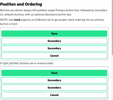Button Guidance - What is button row responsive behavior in a form/modal? · Issue #1786 ...