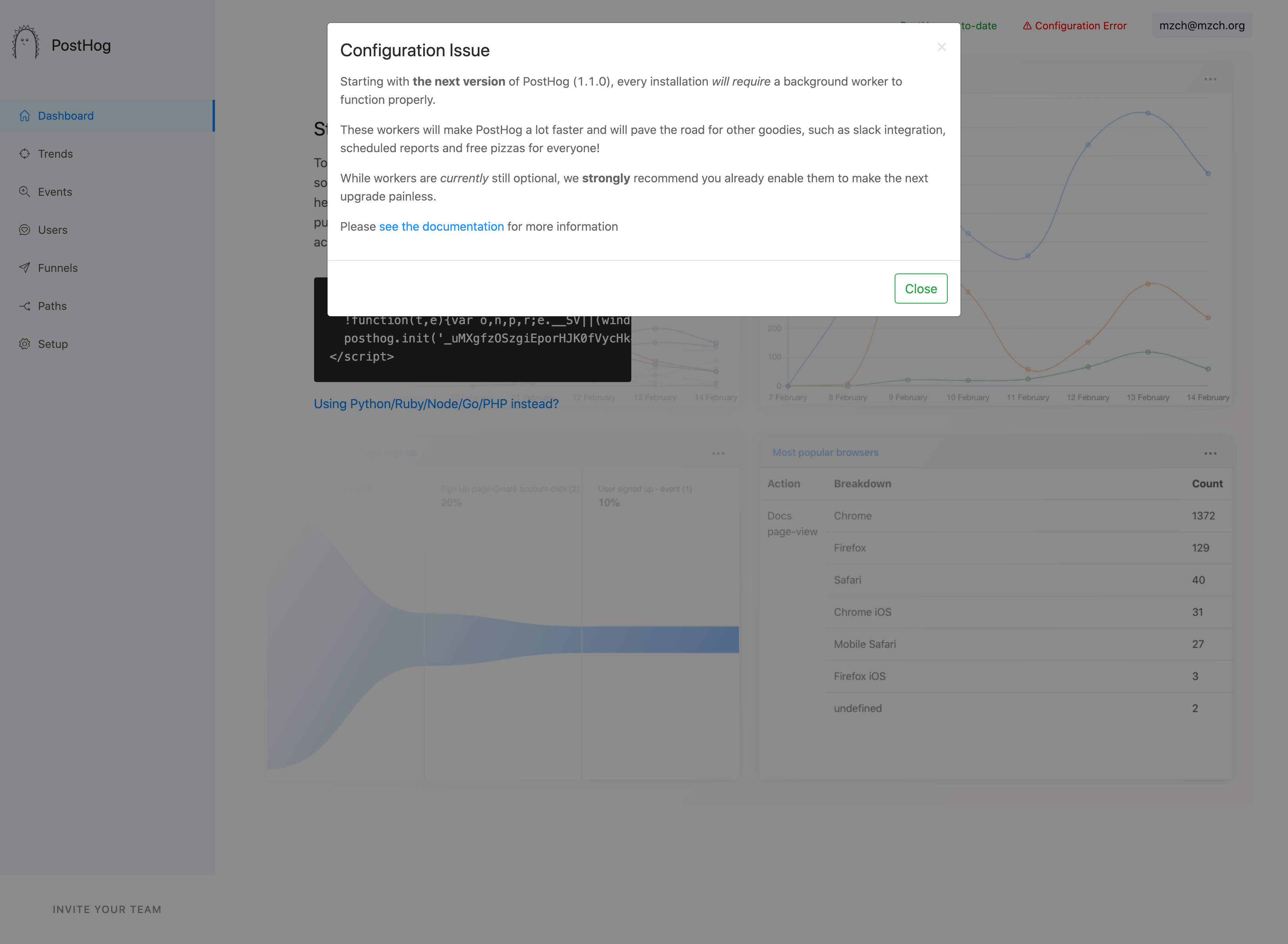 [HELP] Server Error (500) · Issue #547 · PostHog/posthog · GitHub