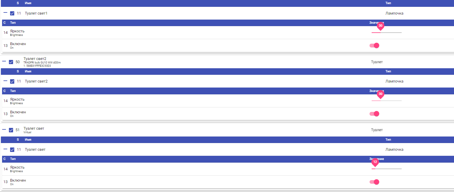 разная яркость ламп реалных и виртуальной · Issue #843 · sprut/Hub · GitHub