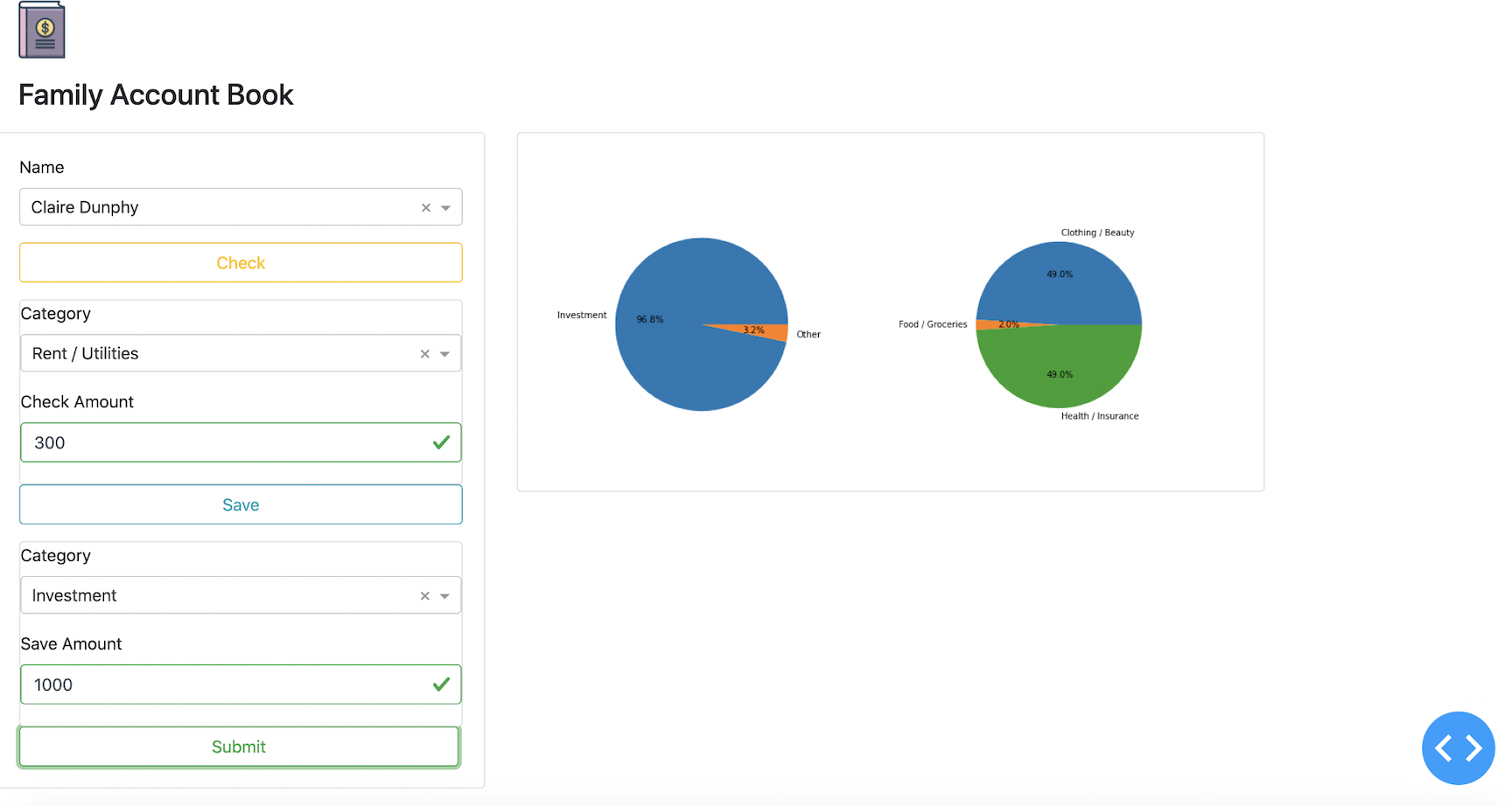 GitHub - ambercui-brandy/Python-Dashboard-WebApp-of-FamilyAccountBook ...