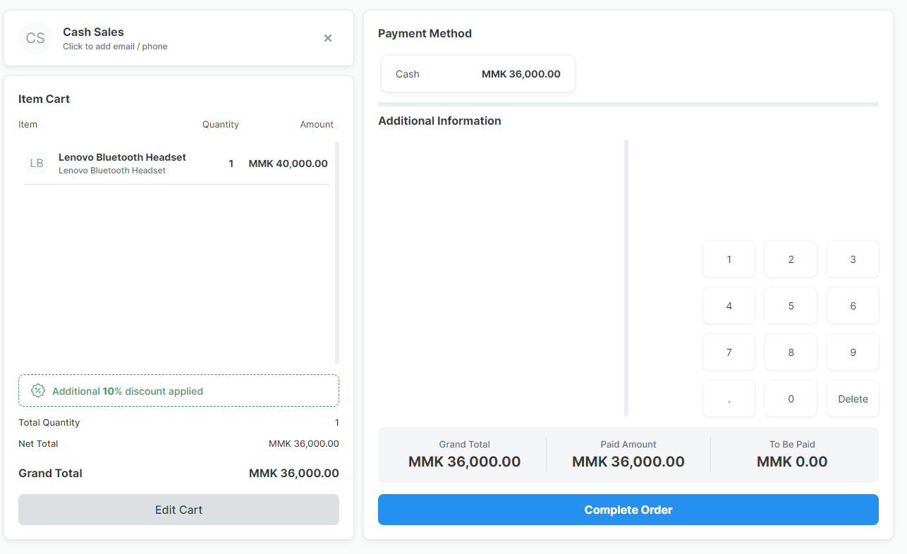 Point of Sales : Discount Didn't reset · Issue #33276 · frappe/erpnext · GitHub