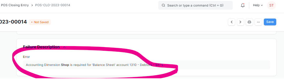 Accounting Dimensions is not working properly on Retail · Issue #33521 · frappe/erpnext · GitHub