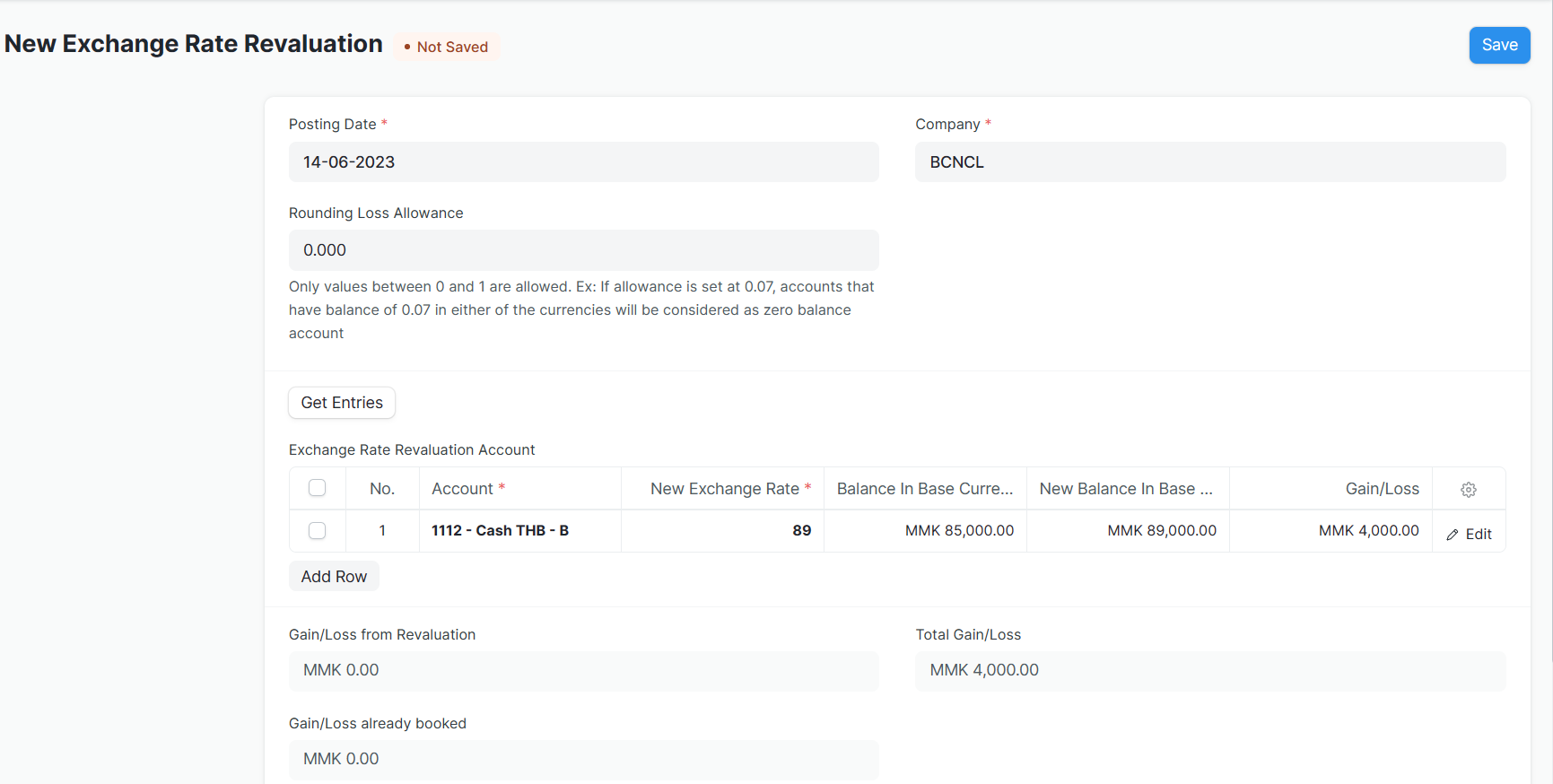 Exchange Rate Revaluation :unable to save · Issue #35691 · frappe/erpnext · GitHub