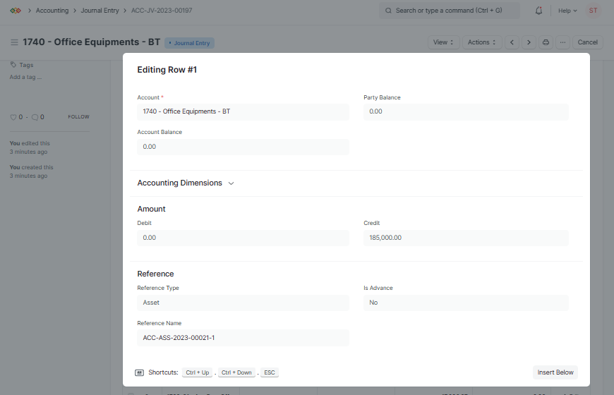 Scrap Item : System should not allow user to make depreciation entry ...