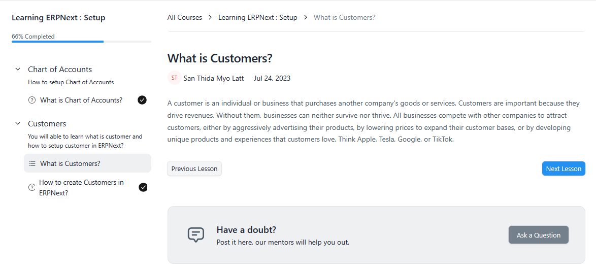 Course Completion % is not showing correctly · Issue #568 · frappe/lms · GitHub