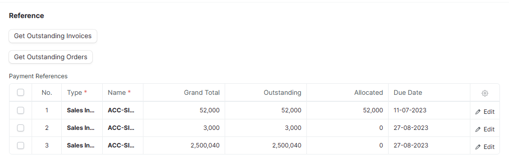 Payment Entry Get Outstanding Invoice Date Filter Not Working Properly · Issue 36863