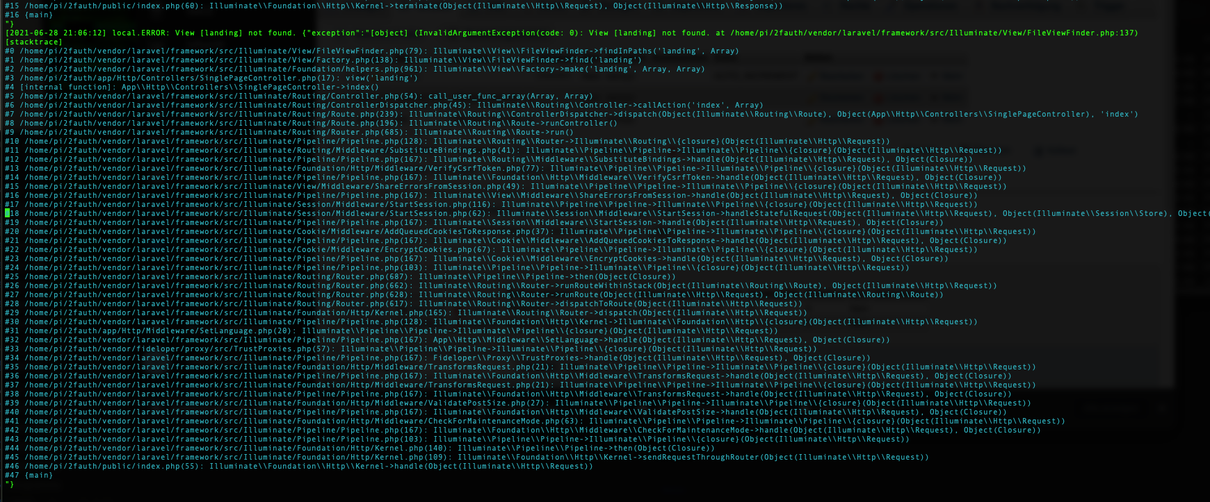 Error 404 - resource not found - /api/checkuser · Issue #34 · Bubka/2FAuth · GitHub