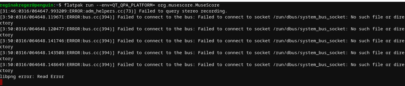 Could Not Load Qt Platform Plugin · Issue 52 · Flathuborgmusescoremusescore · Github 