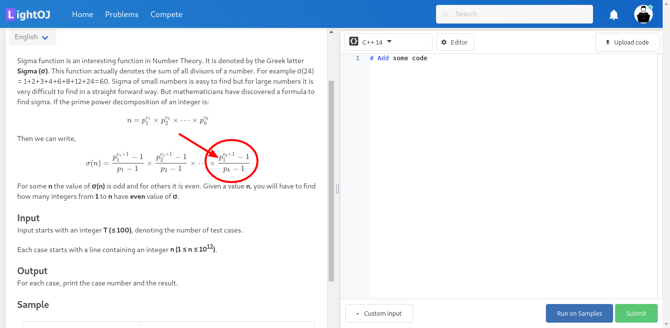 Problem Statement Correction · Issue 98 · Lightoj Dev Bugs And Features · Github