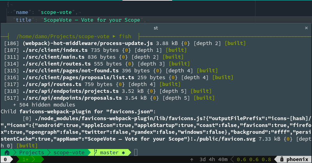 Exclamation mark in package.json breaks build · Issue #5647 · webpack/webpack · GitHub