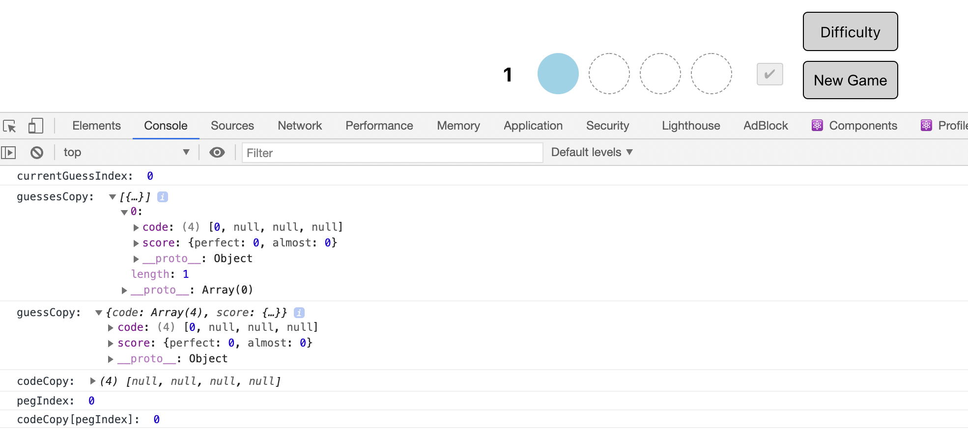 GitHub - cubasve/Mastermind-Game: Mastermind Game using React