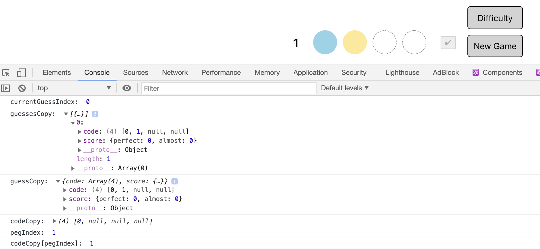 GitHub - cubasve/Mastermind-Game: Mastermind Game using React