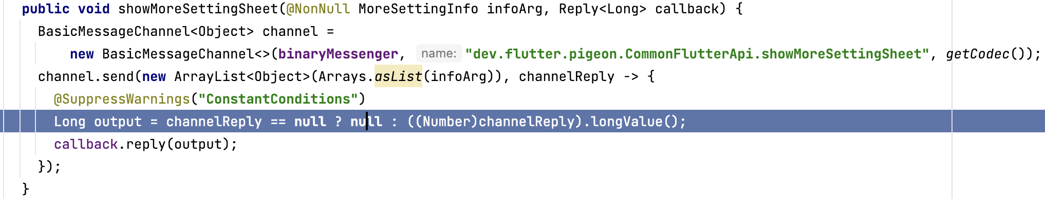 pigeon with ClassCastException · Issue #112384 · flutter/flutter · GitHub
