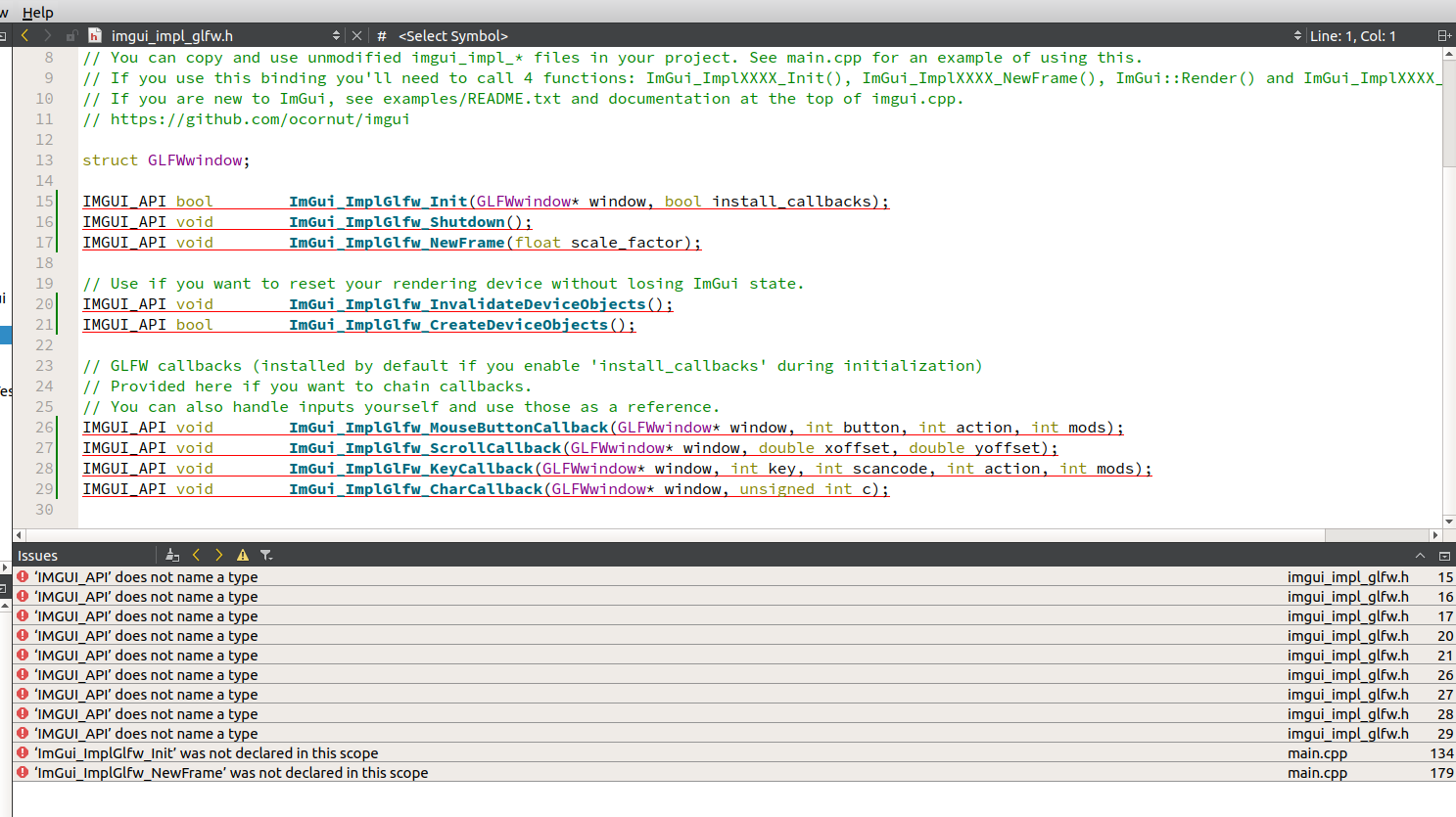 Error after include libraries · Issue #3191 · ocornut/imgui · GitHub