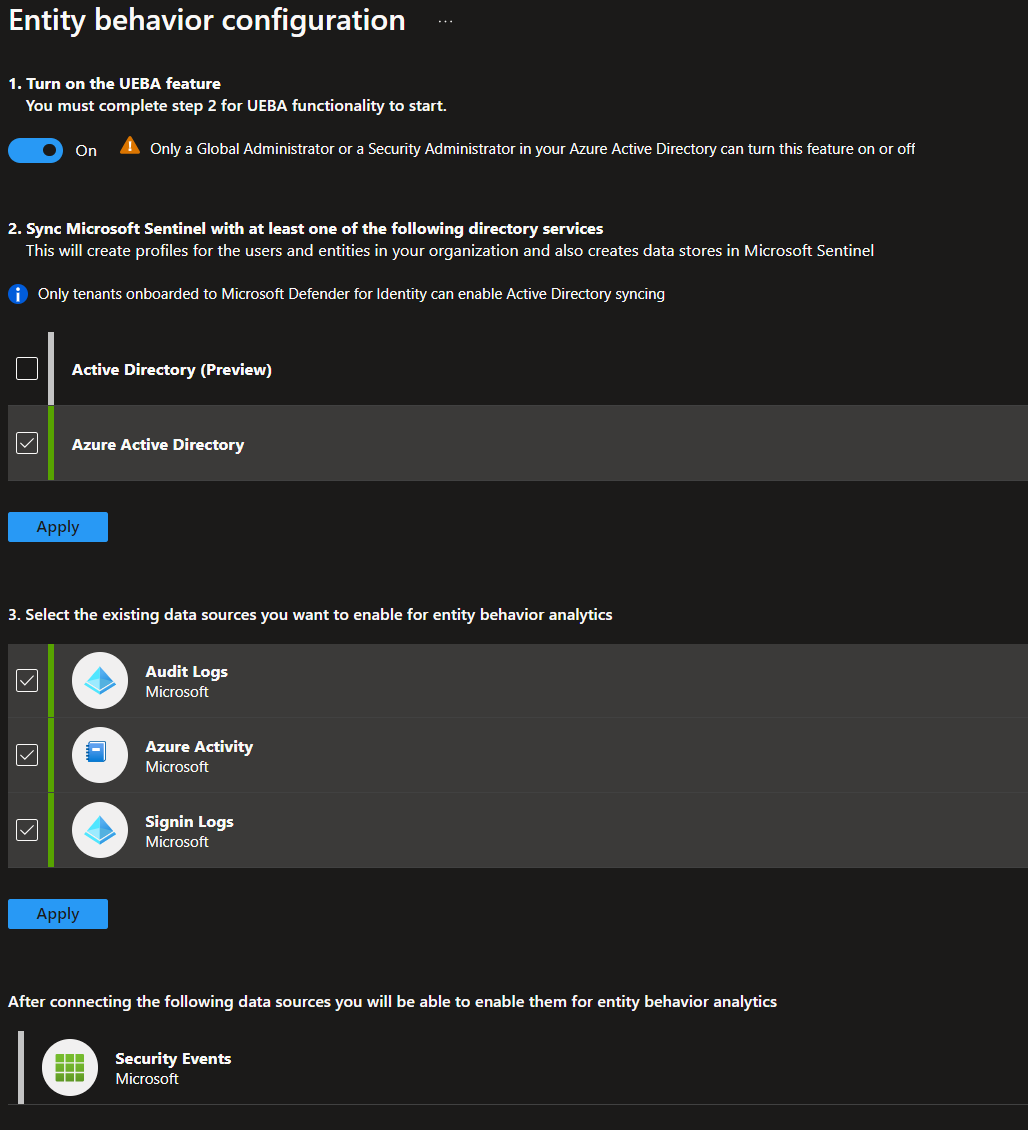 UEBA/BehaviourAnalytics - No table is being created · Issue #8883 · Azure/Azure-Sentinel · GitHub