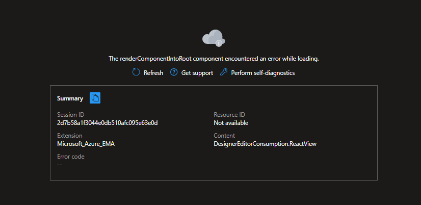 Log Analytics connector - rendercomponentintoroot error · Issue #3610 · Azure/LogicAppsUX · GitHub