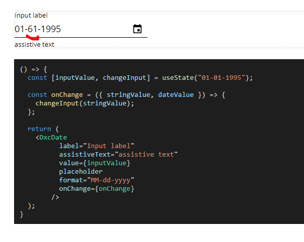Dxcdate Not Self Manage Invalid · Issue 236 · Dxc Technologyhalstack React · Github 2346