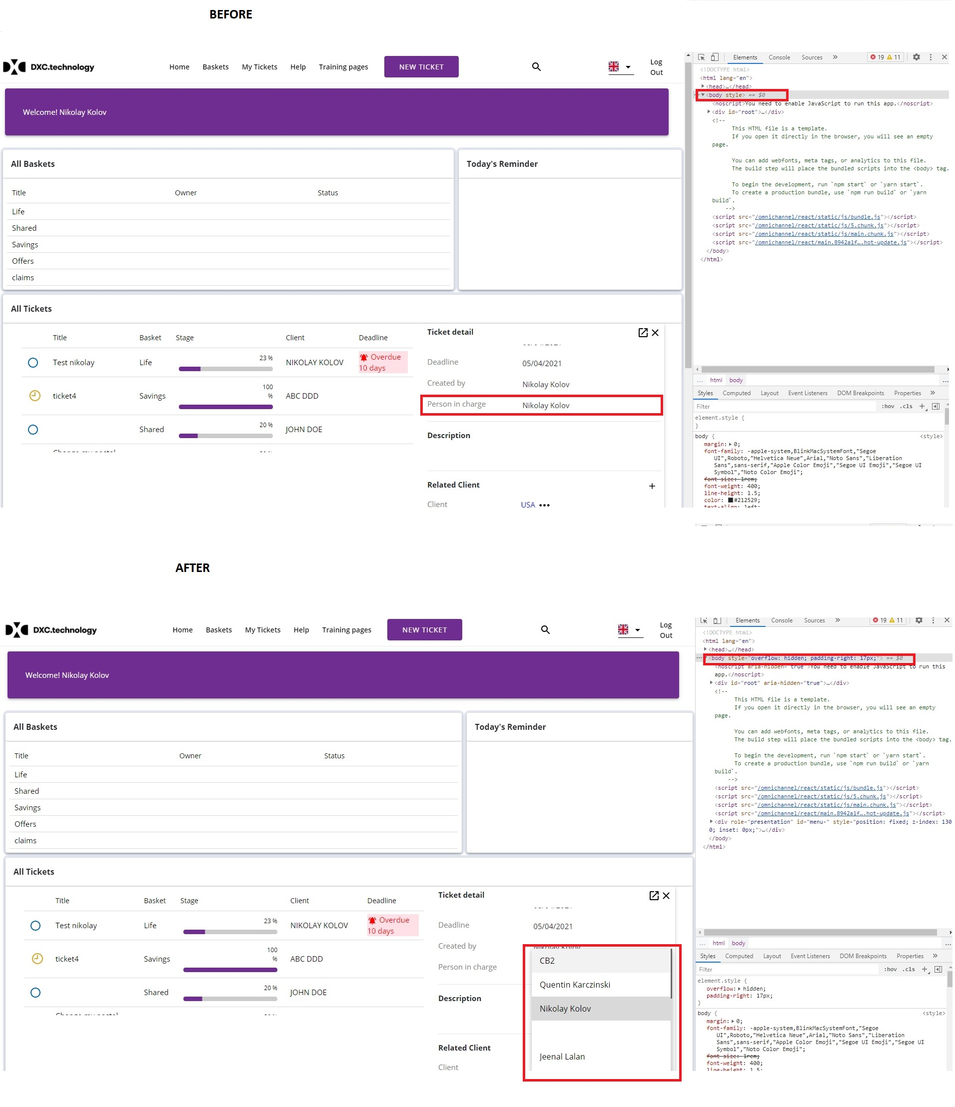 Dxcselect Main Screen Moved · Issue 239 · Dxc Technology Halstack React · Github
