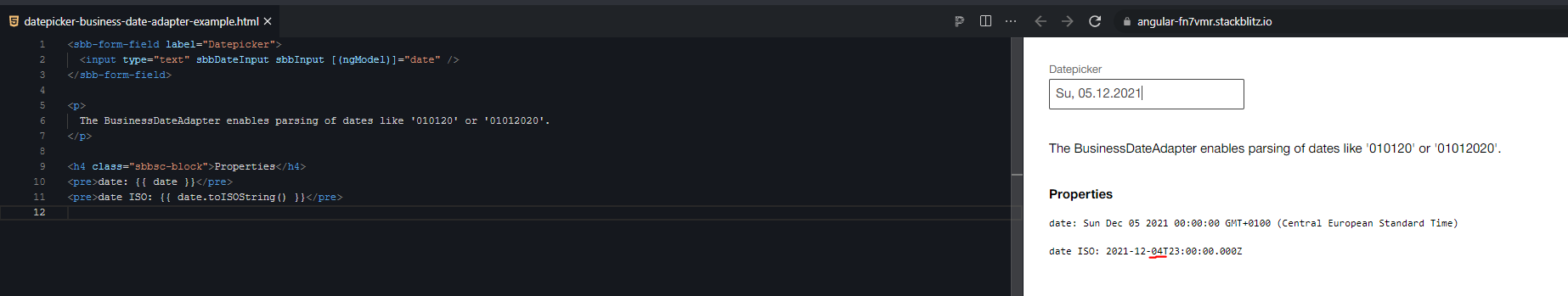 Bug: SbbNativeDateAdapter parses Date object with wrong time · Issue #969 · sbb-design-systems ...