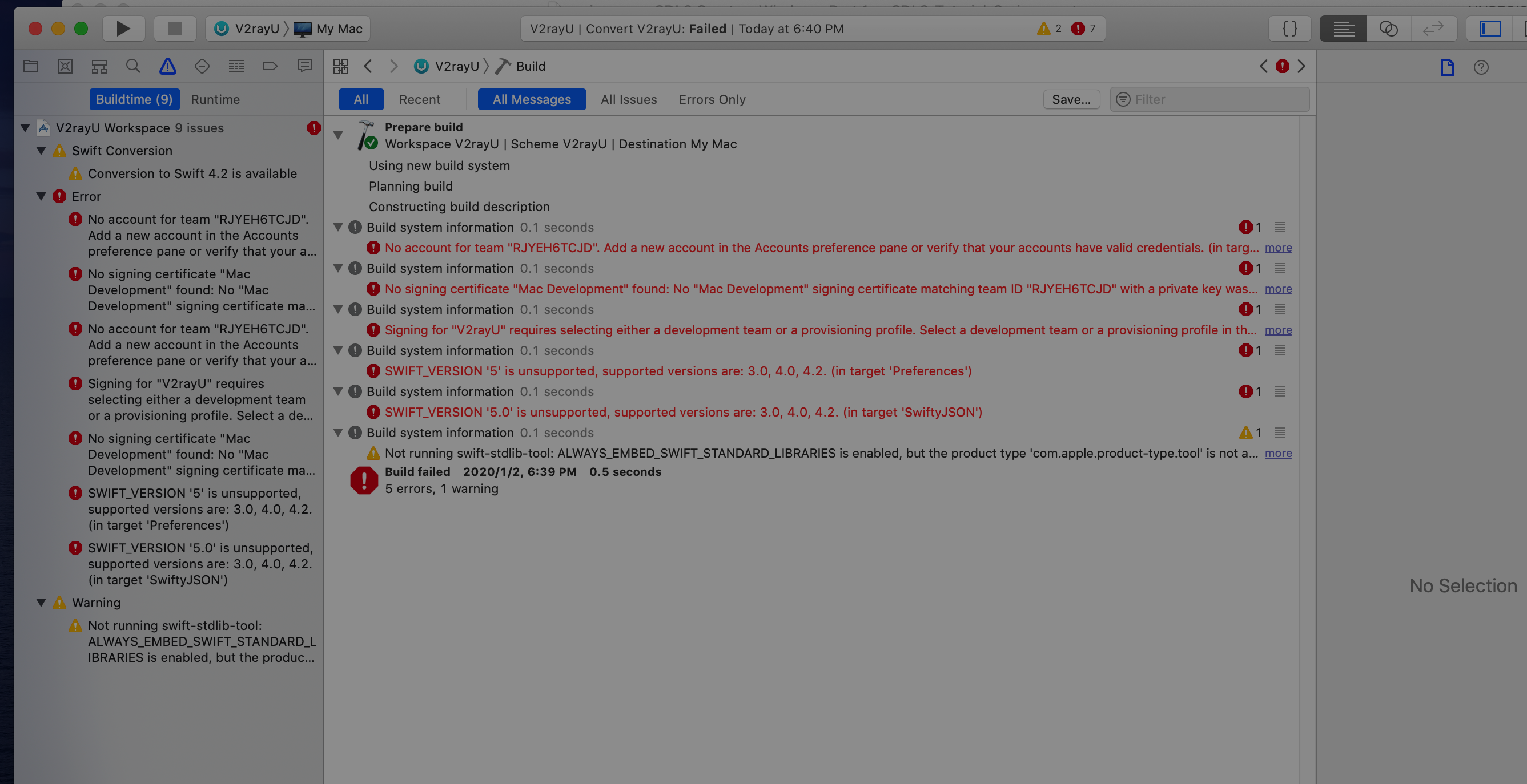 编译失败 · Issue #339 · yanue/V2rayU · GitHub
