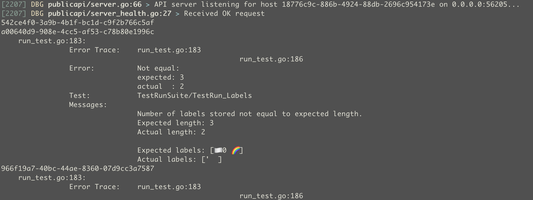 Hate to bring this up again, but this is looking like leaking again - non-deterministically ...