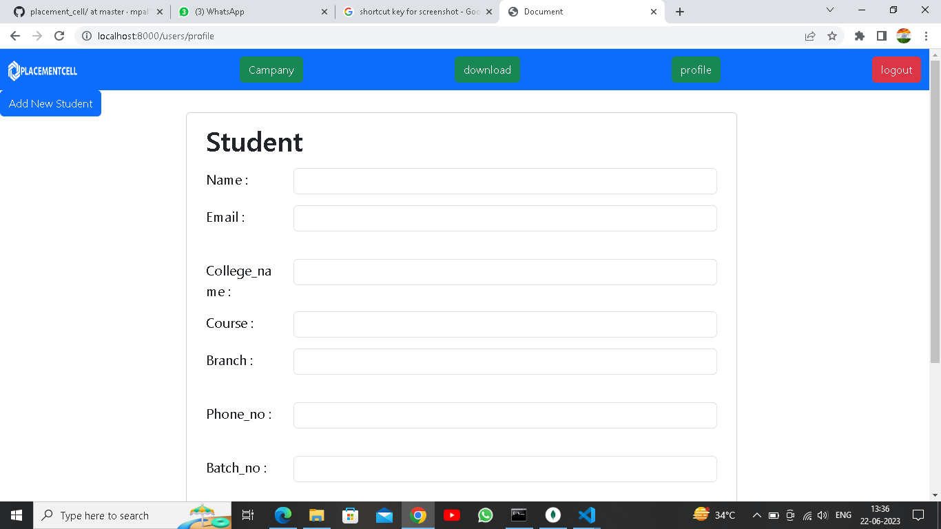 GitHub - mpal15/placement_cell
